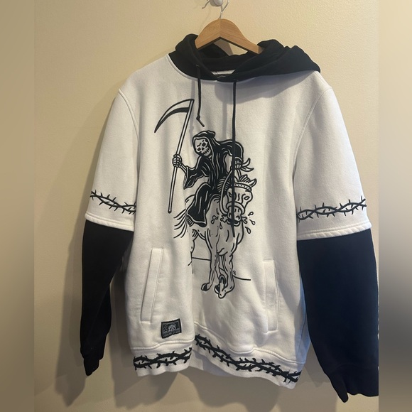 Lurking Class | Shirts | Lurking Class Stallion Grim Reaper Hoodie Size ...